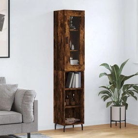 Skříň highboard kouřový dub 34,5 x 34 x 180 cm kompozitní dřevo 3199382