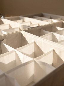 Sinsay - Sada organizérů s přihrádkami 2 pack - bílá
