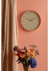 Karlsson 6013OR designové nástěnné hodiny oranžová, pr.  40 cm