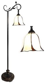 Stojací lampa Tiffany FLOWER Clayre &amp; Eef 5LL-6240