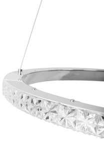 Toolight Závěsné LED osvětlení Crystal LE1 MS010-CP 59 cm chrom