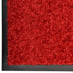 Rohožka pratelná červená 90 x 150 cm