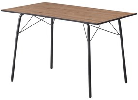 Kondela Jídelní stůl, dub artisan/černá, 120x75x75 cm, NALAK TYP 2