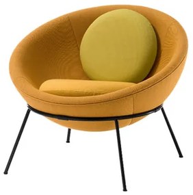 Bowl chair žlutá nuance Arper
