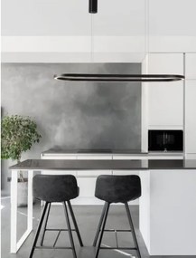 Závěsné LED svítidlo NOVA LUCE CUPPE 58W 3000K černé 9345624