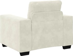 Set pohovek 3 ks Krémová samet 3324647