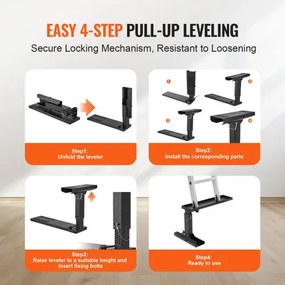 Ladder Levler 59,4 D × 29–45,7 cm H skládací stabilizátor nosné plochy