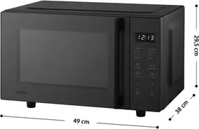 SENCOR SMW 7123BK černá / mikrovlnná trouba / gril / 800W / 23L