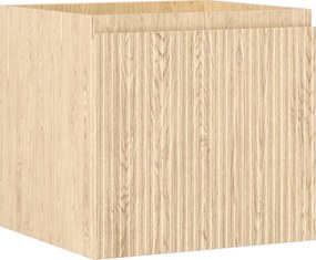 Mexen Rivel, koupelnová skříňka 50 cm, 1 zásuvka, drážkovaná, dub, 91A20-05047-1-BF81