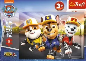 TREFL Puzzle Tlapková patrola: Štěňata / 20 dílků / 22 x 16 cm