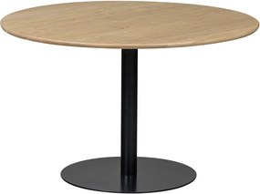 Kulatý jídelní stůl s deskou z dubového dřeva ø 120 cm Tablo – WOOOD