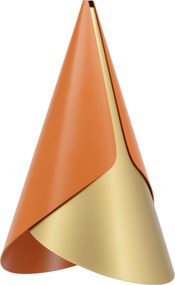 Závěsná lampa Cornet oranžovo-zlatá