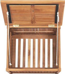 Zahradní úložný box 60 x 50 x 58 cm masivní teakové dřevo 315379
