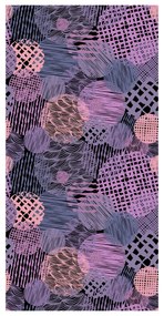 Tapeta - Kruhy ve fialových odstínech
