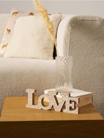 Sinsay - Stojací dekorace ve tvaru nápisu LOVE - béžová