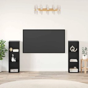 Sestava TV skříněk 2 ks Černý dub Kompozitní dřevo 3393547