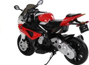 LEAN CARS Elektrická motorka pro děti BMW S1000RR červená tříkolová