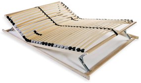 Lamelový rošt postele s 28 lamelami 7 zón 120 x 200 cm 246459