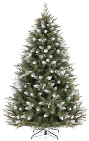 Umělý zasněžený vánoční stromek Šišky GREAT