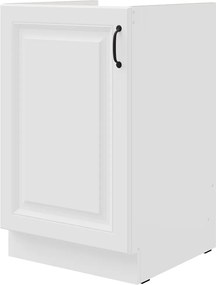 STILO bb | dolní skříňka 50ZL 1F na dřez | 50 cm | UNI dvířka | bílá/bílá mat
