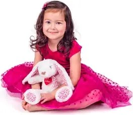 Lumpin Zajíc Ella bílá 38 cm / od 0 let