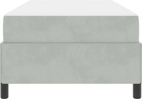 Rám postele Světle šedá 80 x 200 cm textil 3399024