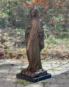 Bronzová soška socha - Madonna