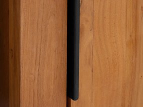 furniture-nabytek.cz - Koupelnová skříňka Osvaro - Černé kovové úchytky