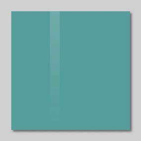 Zelená smaragdová skleněná magnetická nástěnka Smatab® - 100 x 65 cm