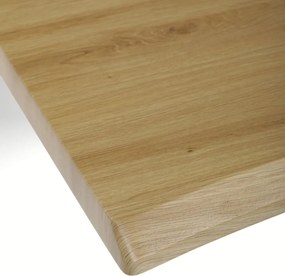 Vikio Jídelní set pro 4 osoby 160x90 cm dub noha X šedá židle VJS236-4S-S