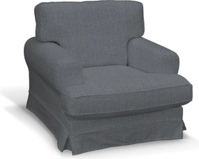 Potah na křeslo IKEA Ekeskog barva šedá látka pletený vzor