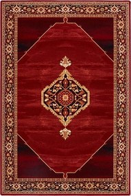 Vlněný koberec Agnella Isfahan Uriasz Rubín Rozměr: 160x240 cm