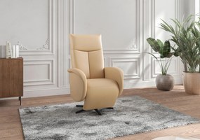 XXXLutz RELAXAČNÍ KŘESLO, kůže, cappuccino Sit & More - Online Only křesla & taburety - 00014401627V
