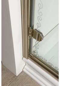 Kerasan Retro Keramická sprchová vanička čtverec 90x90x20 cm, bílá 133801