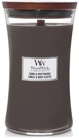 WoodWick – svíčka Sand & Driftwood (Písek a naplavené dříví) Velikost: střední 275 g