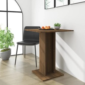 Bistro stolek hnědý dub 60 x 60 x 75 cm kompozitní dřevo