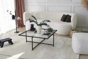 Designový konferenční stolek Vallerie 85 cm černý
