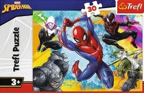 Trefl - Puzzle - Spiderman: Barvy / 30 dílků / 27 x 20 cm / věk 7+