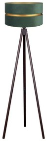 Duolla - Stojací lampa DUO 1xE27/60W/230V pr. 44 cm zelená/wenge