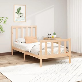vidaXL Rám postele masivní borovice 100 x 200 cm [3106696] Barva: Přírodní