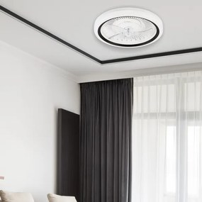 LED Stropní svítidlo s ventilátorem GEMMA LED/37W/230V bílá + DO