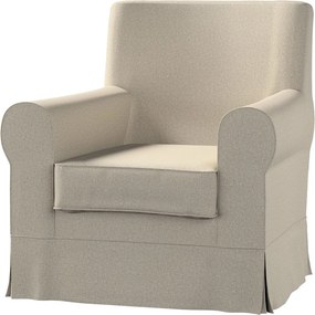 Potah na křeslo IKEA Ektorp Jennylund barva béžová látka pletený vzor