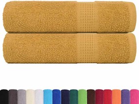 Ručníky do sprchy FROGN 2 ks zlaté 70 x 140 cm 360 g/m² 136809
