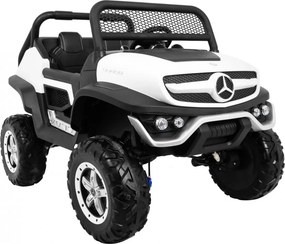 Ramiz Mercedes Benz Unimog elektrické autíčko pro děti bílé