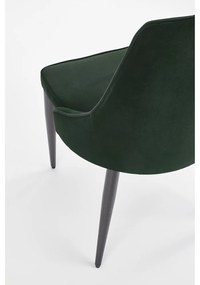 Jídelní židle Marien, zelená / černá
