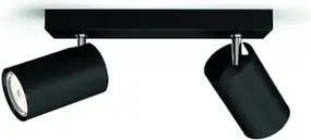 Philips Kosipo černá / Bodové svítidlo / 2xGU10 5,5W / bez zdroje / IP
