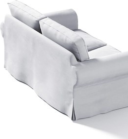 Potah na pohovku IKEA Ektorp 2-místná rozkládací  NOVÝ MODEL 2012 barva šedá látka lesklé, sametová