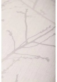 Vliesová šedo-bílá tapeta s větvičkami, 33-275, Vavex 2025