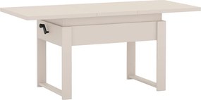 Rozkládací polohovací konferenční stolek HOGO 3v1 | 120-157x62,5-74,5x67 cm | síla horní desky 32 mm | kašmír/nohy kašmír