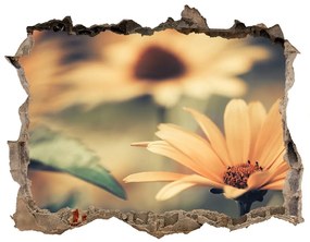Wallmuralia Samolepící díra na stěnu Jarní květiny 95x64 cm